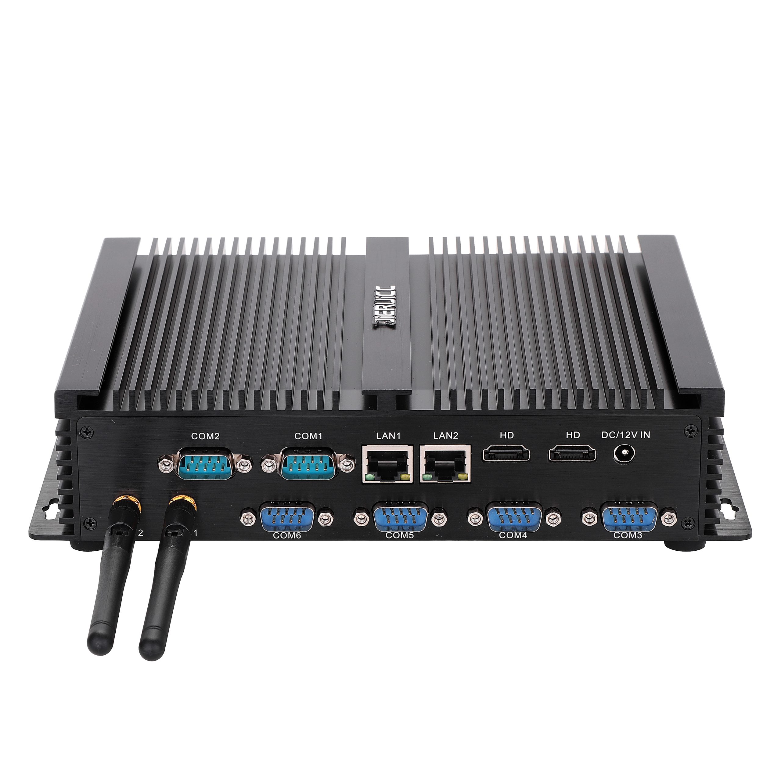 Fanless Industrial PC with 6COM Dual Nic GT4000 - JIERUICC
