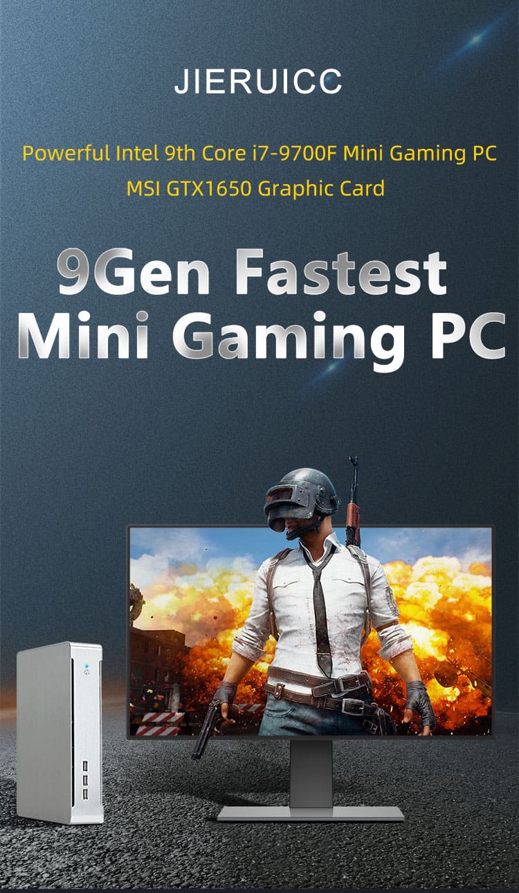Gaming PC with intel 8-9th Gen Intel I5 I7 Xeon - JIERUICC