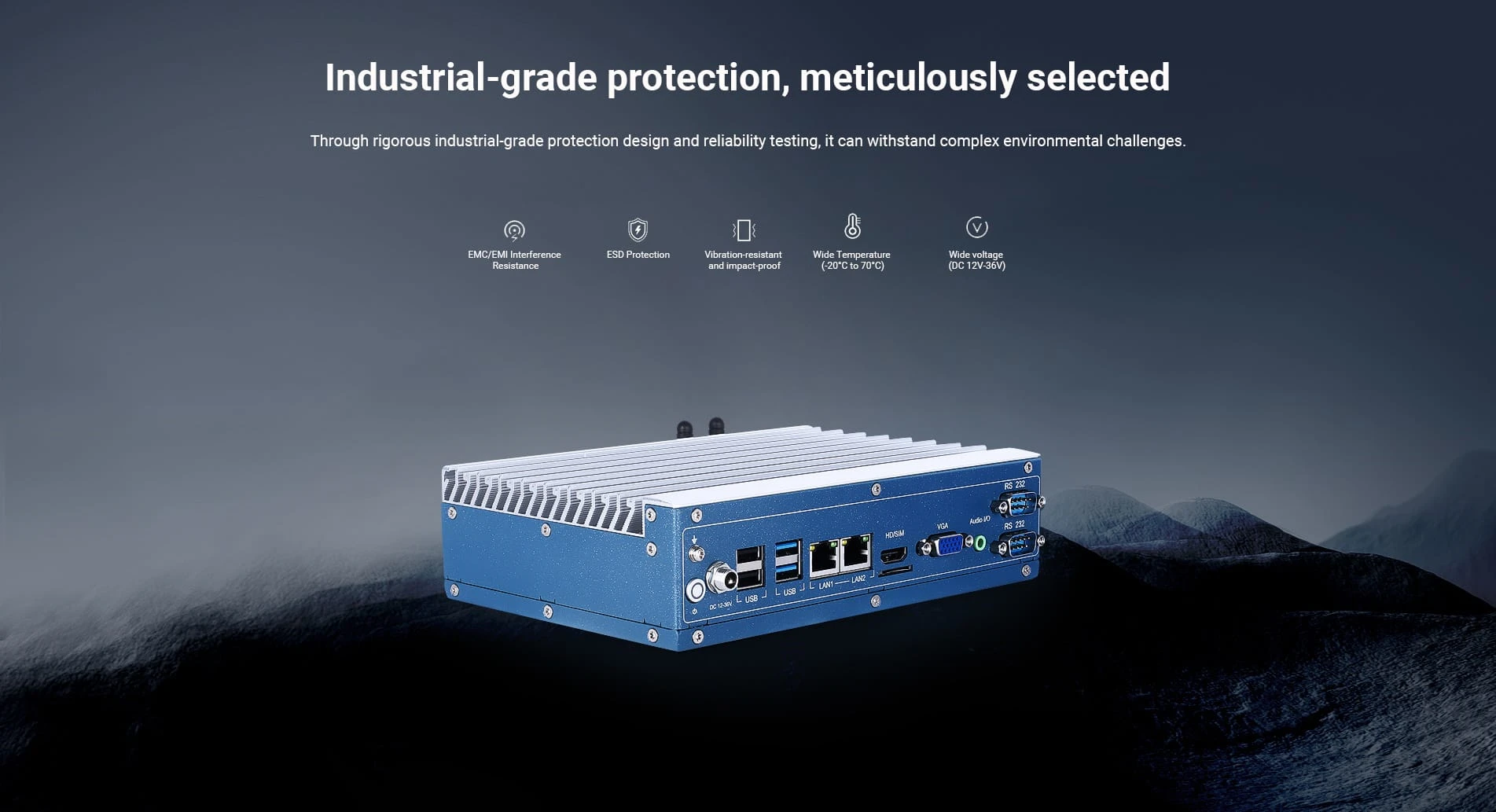 GC1000 Compact Industrial Computer | High-Speed Quad-Network & Intel ...
